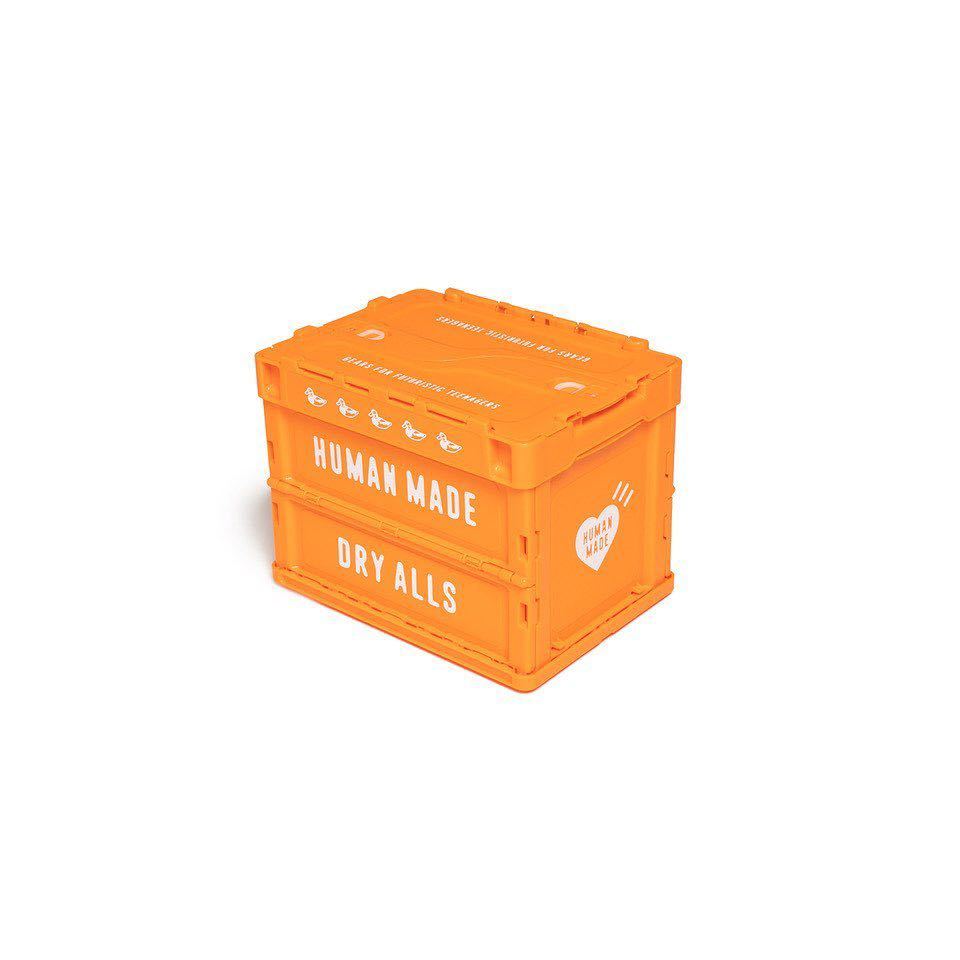 HUMAN MADE CONTAINER 20L HUMANMADE NIGO ヒューマンメイド ORANGE 折りたたみ コンテナ(ファッション小物)｜売買されたオークション情報、yahoo ...