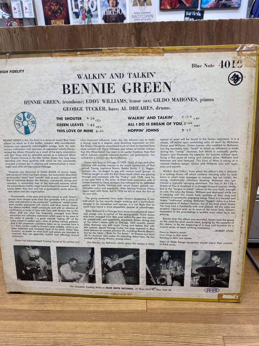 USオリジナル BLUENOTE ベニー グリーン / ウォーキン&トーキン / BENNIE GREEN walkin' and ...