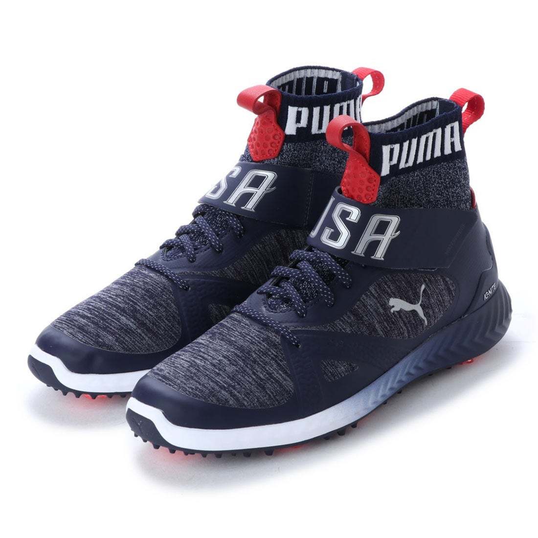 PUMA GOLF プーマ ゴルフ IGNITE PWRADAPT HI-TOP RYDER スパイクシューズ 191563 01 25 ...