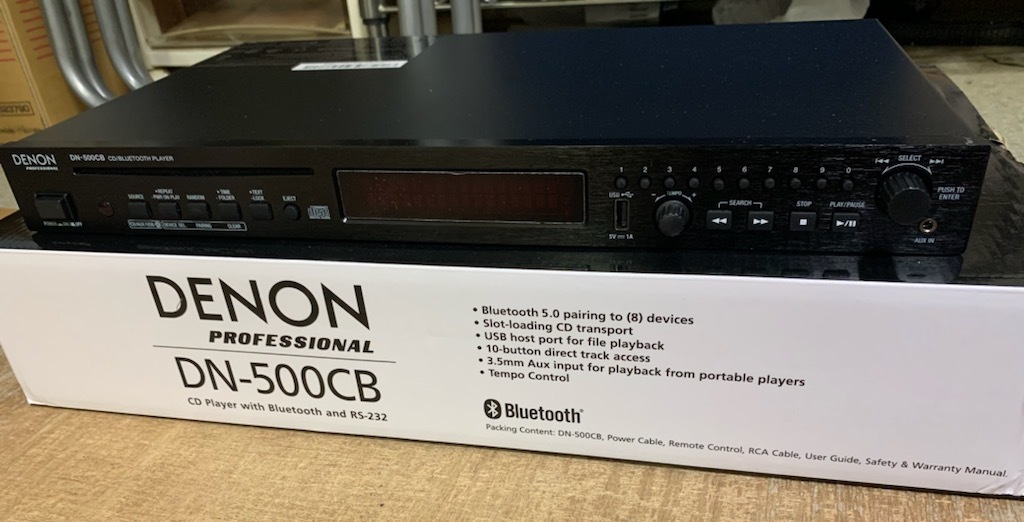 T46 Denon Professional ネットワークCD メディアプレーヤー USB/Bluetooth対応 DN-500CB デノン ...