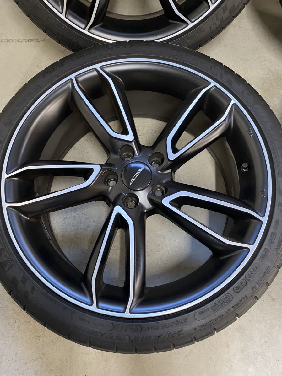 ACE SCORPIO + MICHELIN PILOT SUPER SPORT 19インチ 8J PCD108 +48 245/35R19 ...