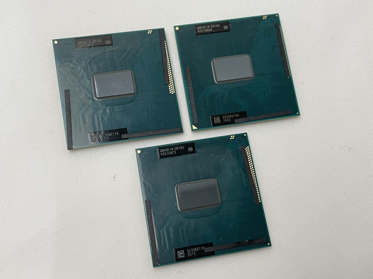 Intel Celeron 1005M 1.90GHz CPU SR103 3枚セット 対応ソケットFCPGA988 インテル 同梱可能 ...