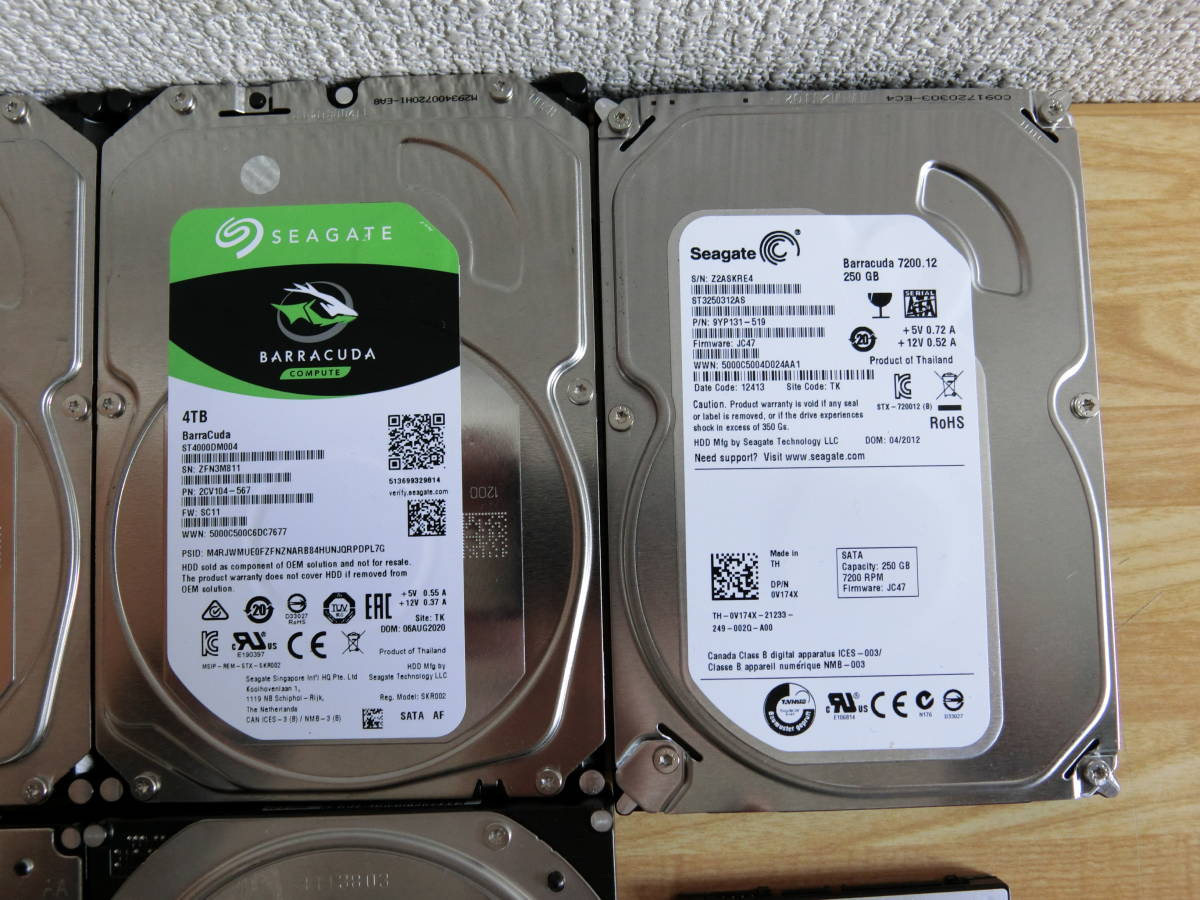 メーカー いろいろ WD60EDAZ 等 内臓 HDD 8台セット 計約29.25TB ジャンク(2TB～)｜売買されたオークション情報 ...