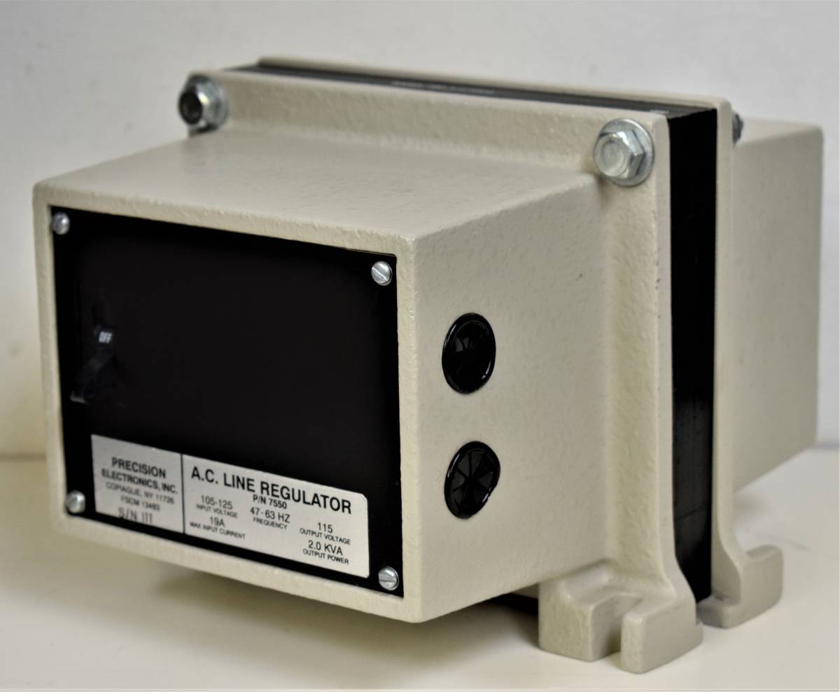 米国 PRECISION P/N 7550 115V/2.0KVA AC LINE REGULATOR 安定化電源(オーディオ機器)｜売買され ...