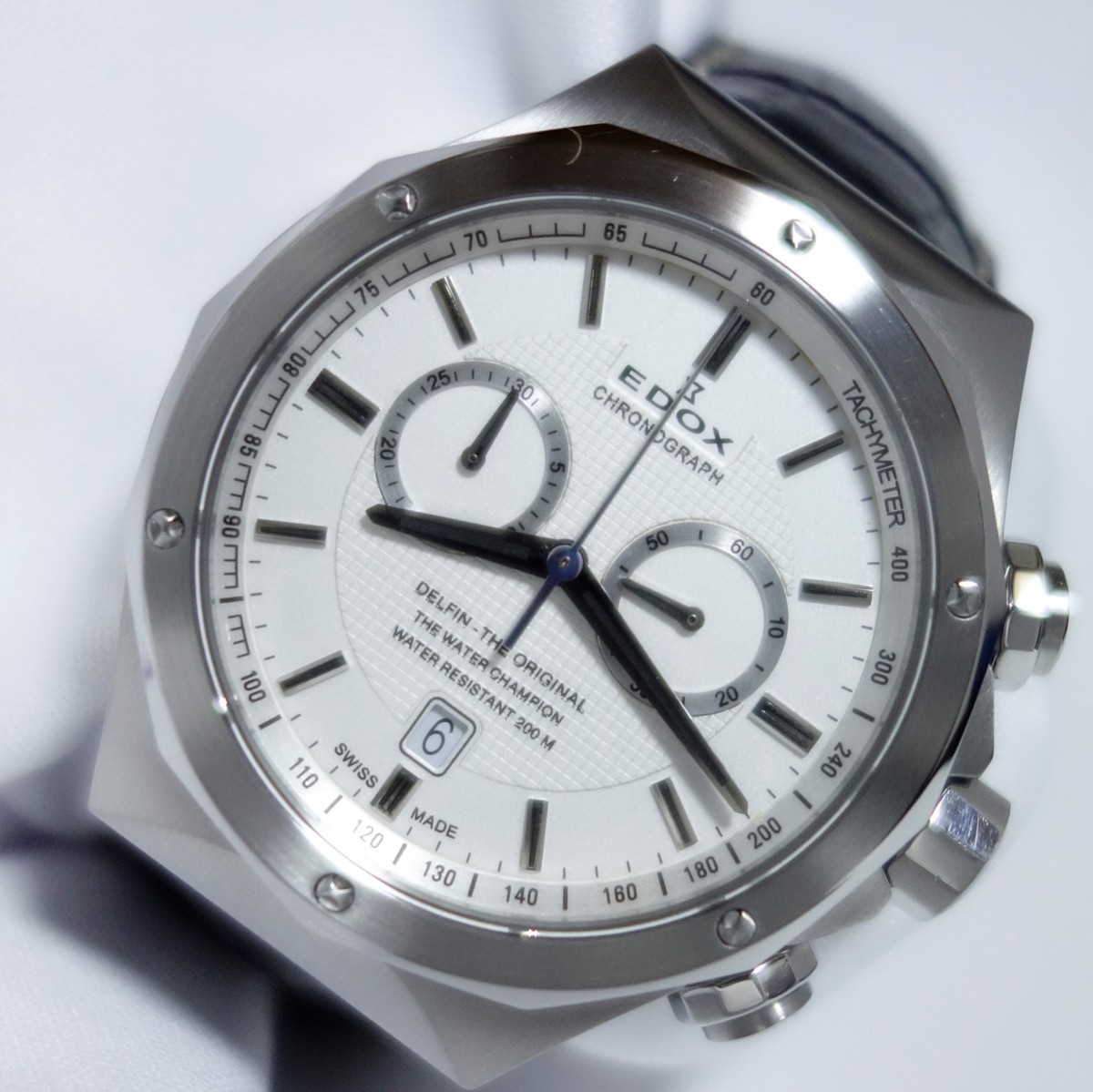 2020/12 ムーブメント交換済 かなりの エドックスデルフィンN202(エドックス)｜売買されたオークション情報、yahooの商品情報を ...