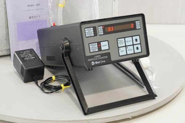 DW Met One 237B LASER PARTICLE COUNTER レーザーパーティクルカウンター ACアダプター 取扱説明書 ...