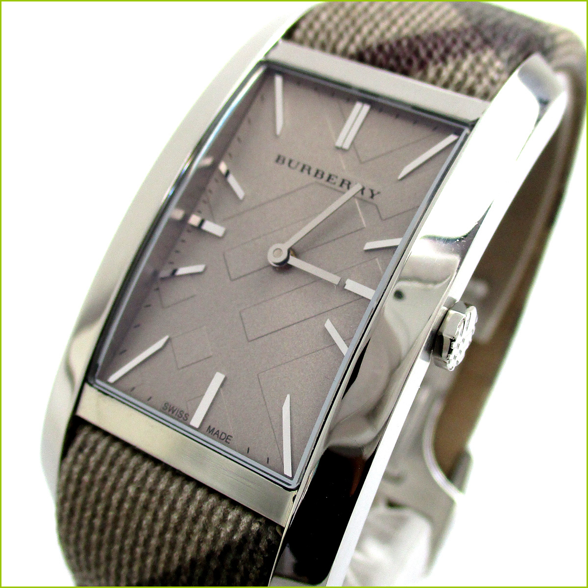 1円 バーバリー ノヴァチェック レクタンギュラー レディース BU9404 時計 保証書 BOX BURBERRY レディース(バーバリー ...