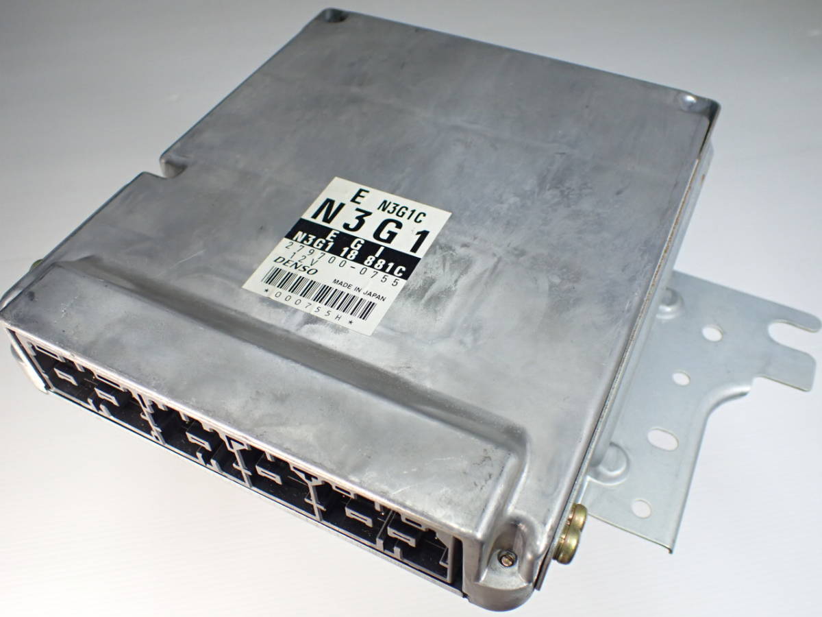 FD3S 最終型 エンジン コンピューター 程度 先日取外 後期 6型 N3G1 18 881C RX-7 ECU CPU EGI 13B ...