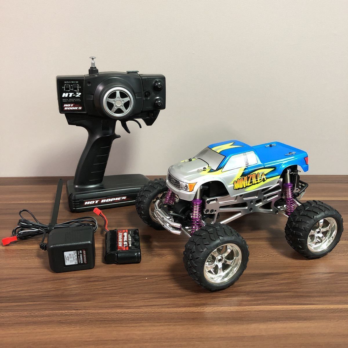 売切 1円スタート HPI Racing 1/18 電動RC ミニジーラ MINI ZILLA フルカスタム RTR フルセット HOT ...
