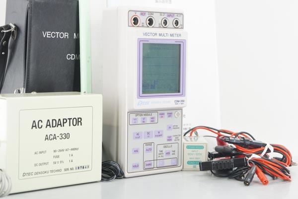 JB DTEC DENSOKU TECHNO CDM-330 ベクトルマルチメータ 一式 ST01651-0463(環境測定器)｜売買されたオークション情報、yahooの商品情報をアーカイブ ...