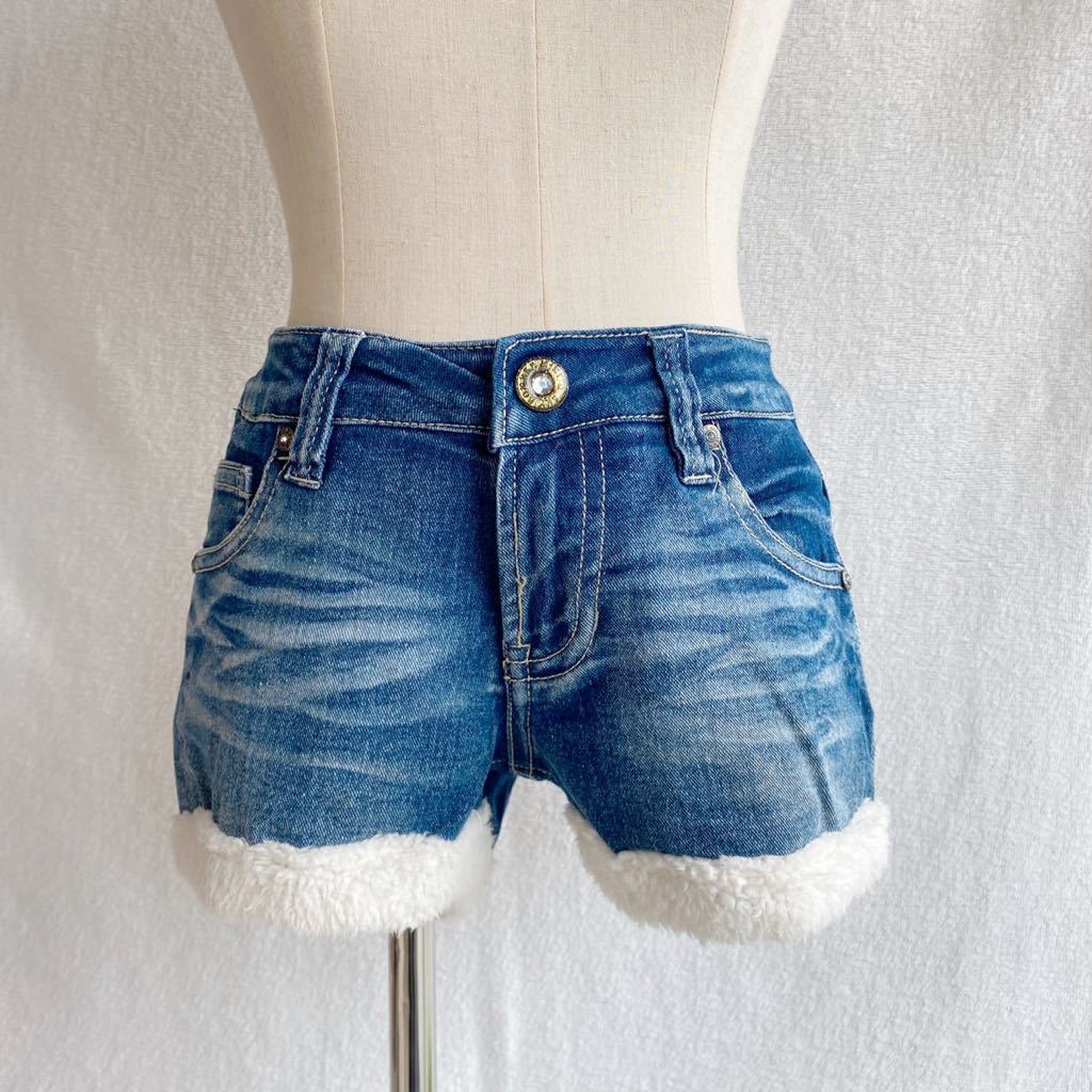 SKY BOMBER MINI 子供服 女の子 デニム ショートパンツ 140 ボア(140（135～144cm）)｜売買されたオークション ...