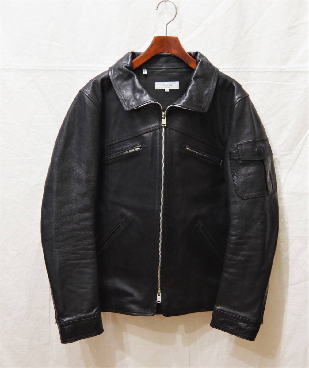 nonnative ノンネイティブ DWELLER JACKET レザー ジャケット ステアハイド サイズ1 ライダース 牛革(ジャケット、上着)｜売買されたオークション情報、yahooの商品 ...