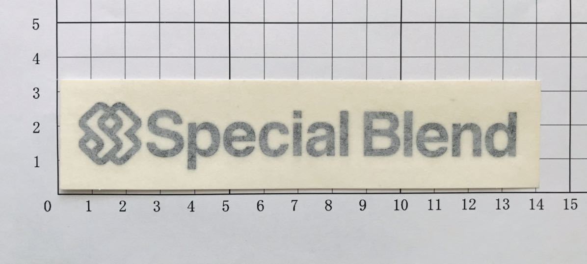 Special Blend TM WATERPROOF TECHNOLOGY LOGO Die Cutステッカー スペシャルブレンド 切り抜き ...