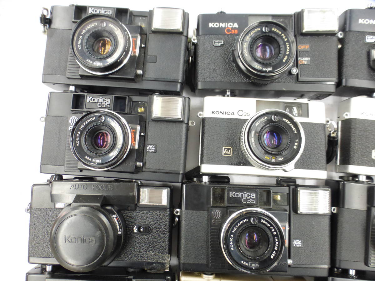 ジャンク カメラ KONICA AF3D EF3D EFJAUTODATE C35AF2 C35EF C35EF3 C35E&L 等 まとめて ...