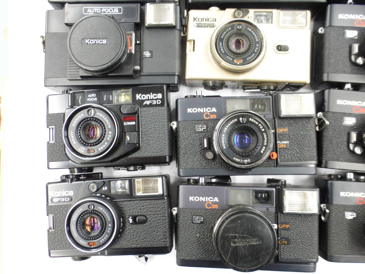 ジャンク カメラ KONICA AF3D EF3D EFJAUTODATE C35AF2 C35EF C35EF3 C35E&L 等 まとめて ...