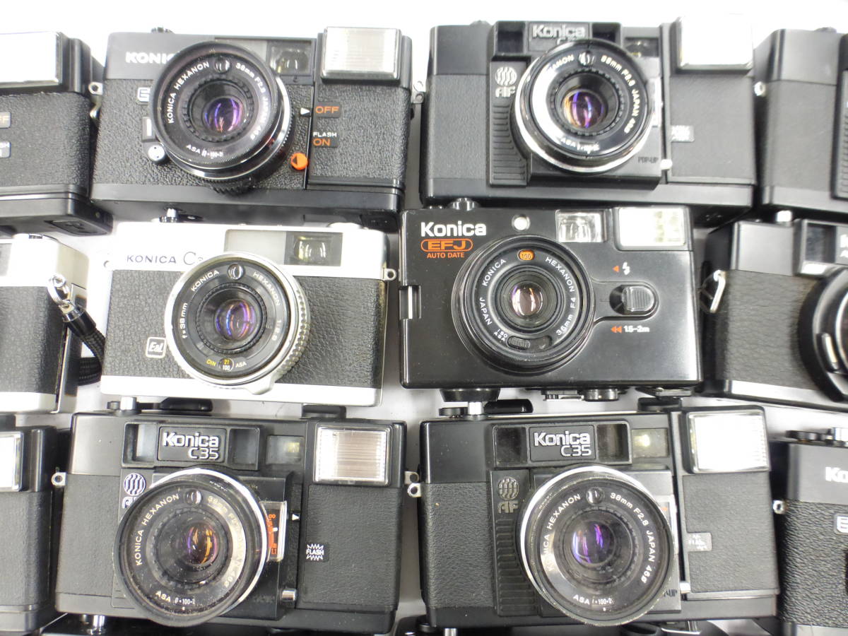 ジャンク カメラ KONICA AF3D EF3D EFJAUTODATE C35AF2 C35EF C35EF3 C35E&L 等 まとめて ...