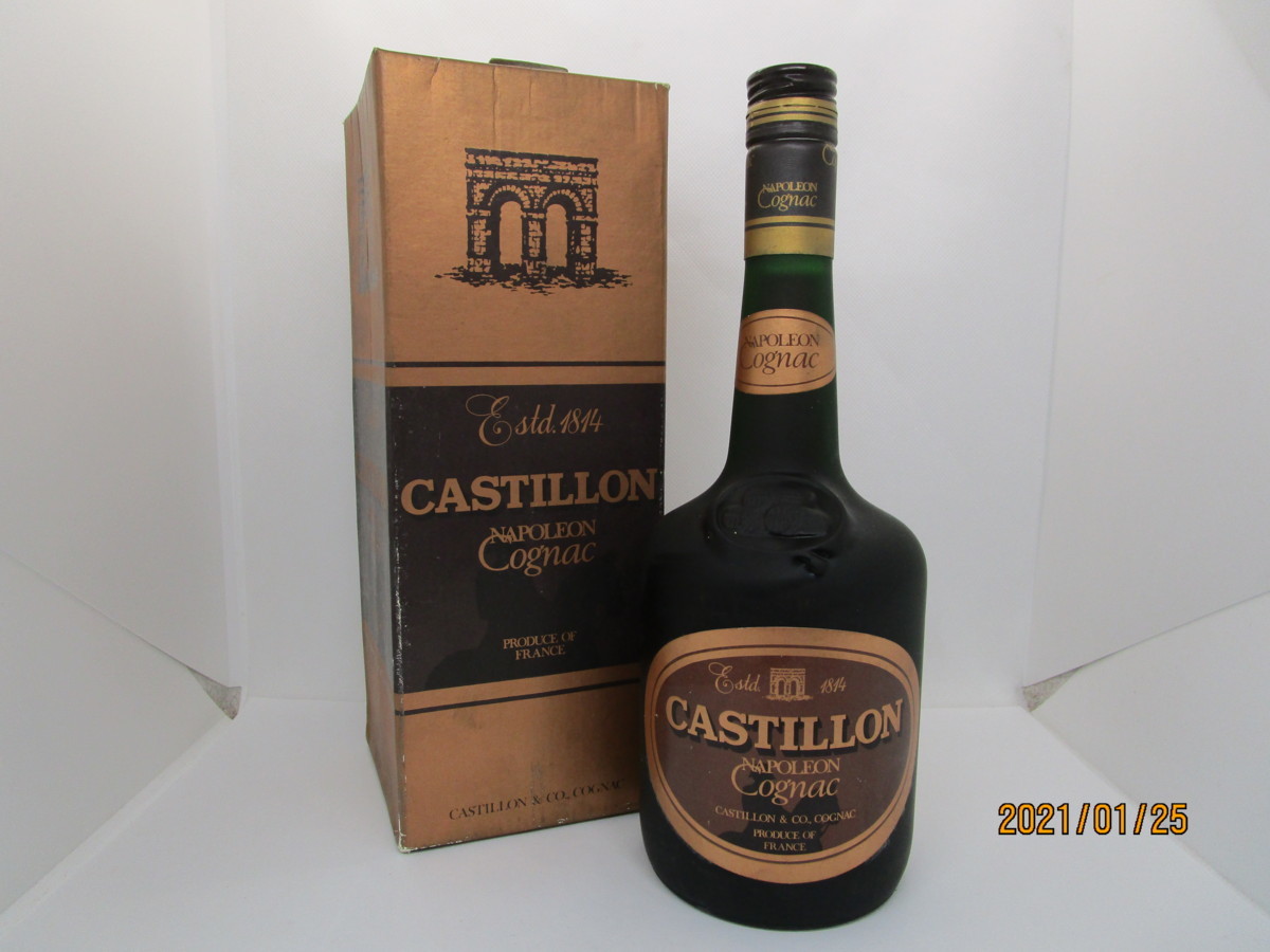 カスティヨン ナポレオン コニャック ブランデー 700ml CASTILLON NAPOLEON COGNAC BRANDY 古酒 未開栓 ...