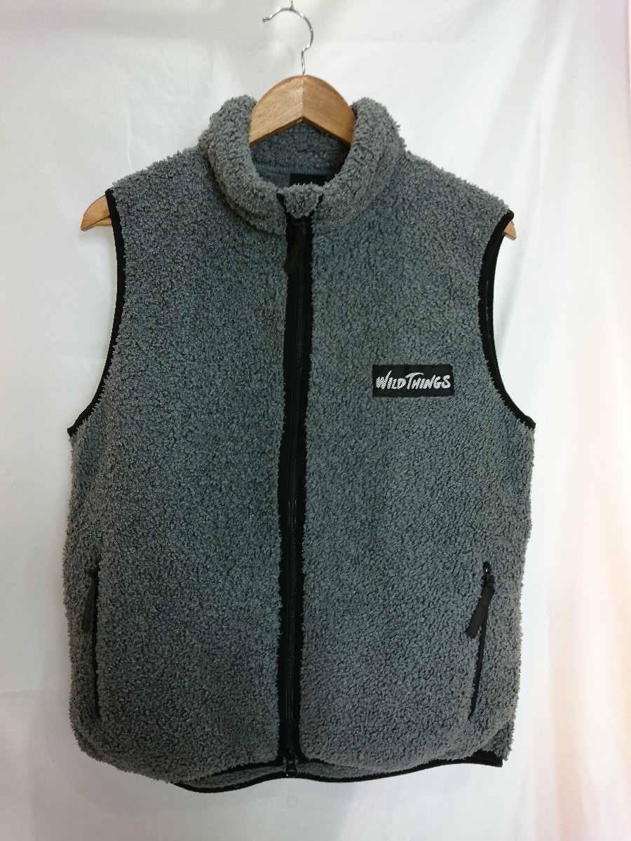 WILDTHINGS フリースベスト/M/ポリエステル/GRY/14FWWT020002(Mサイズ)｜売買されたオークション情報、yahooの商品情報をアーカイブ公開 - オークファン ...