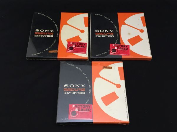 オープンリールテープ SONY-TAPE 100 PY-7 3本 まとめて レア(オープンリールデッキ)｜売買されたオークション情報 ...
