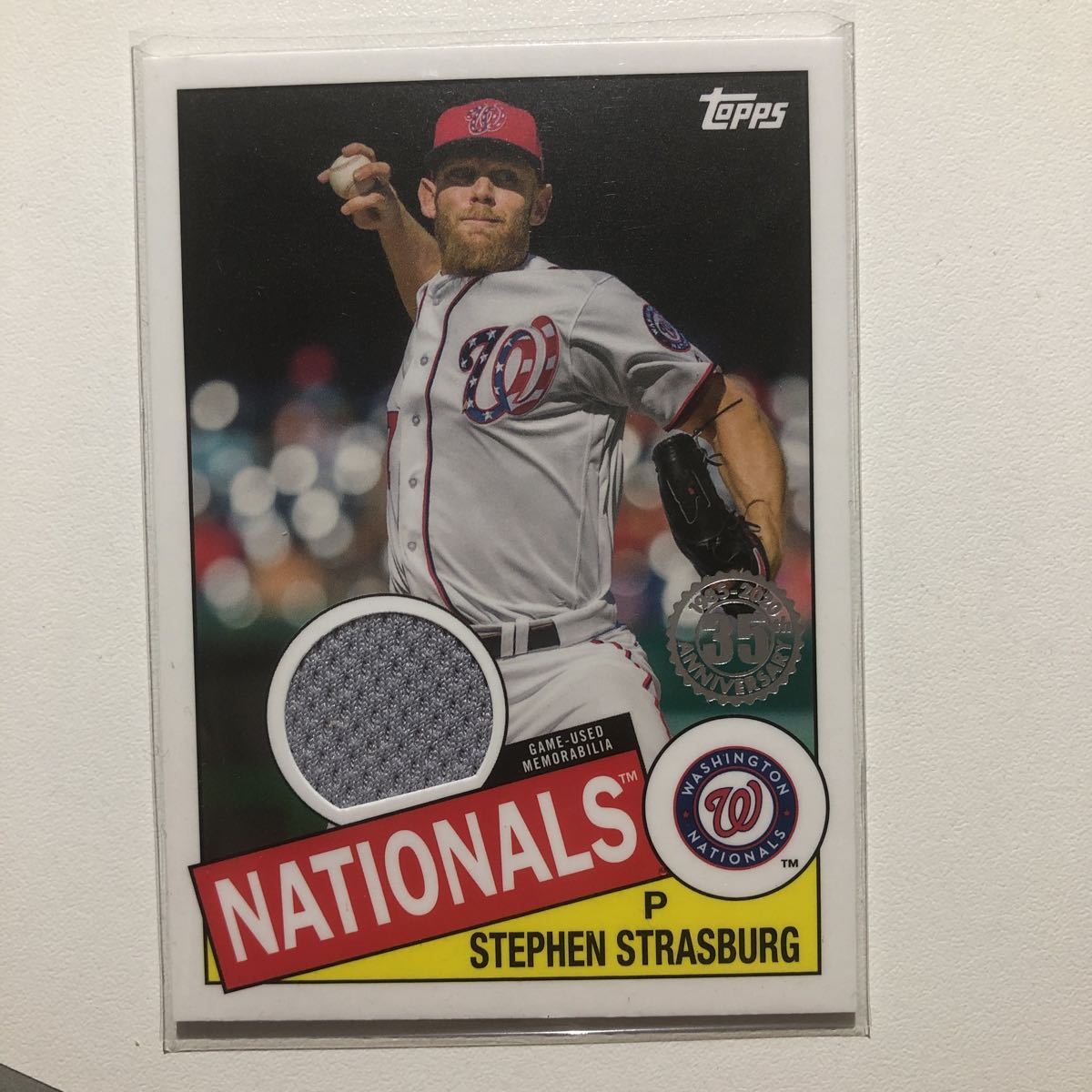 stephen strasburg game-used memorabilia topps series 1 ジャージ(Topps)｜売買され ...