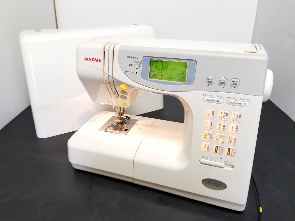 1 ジャノメ JANOME ミシン MODEL 847 コンピューターミシン FE-01(ジャノメ)｜売買されたオークション情報、yahooの ...