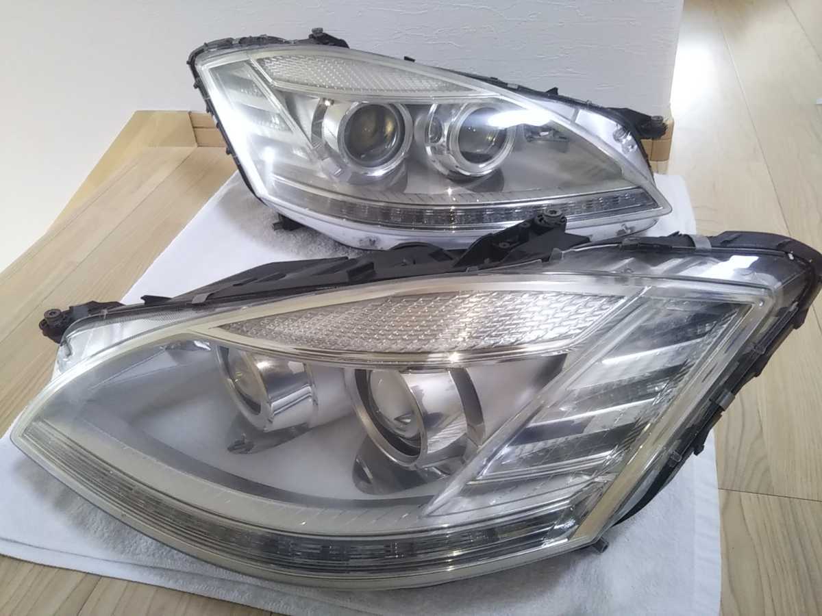 Mercedes Benz ベンツ S Class Sクラス W221 前期用 後期仕様ヘッドライト左右(ヘッドライト)｜売買された ...