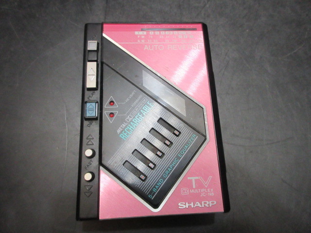 SHARP JC-N8 P ステレオヘッドホンカセットプレーヤー ジャンク(再生専用)｜売買されたオークション情報、yahooの商品情報をアーカイブ公開 - オークファン（aucfan.com）