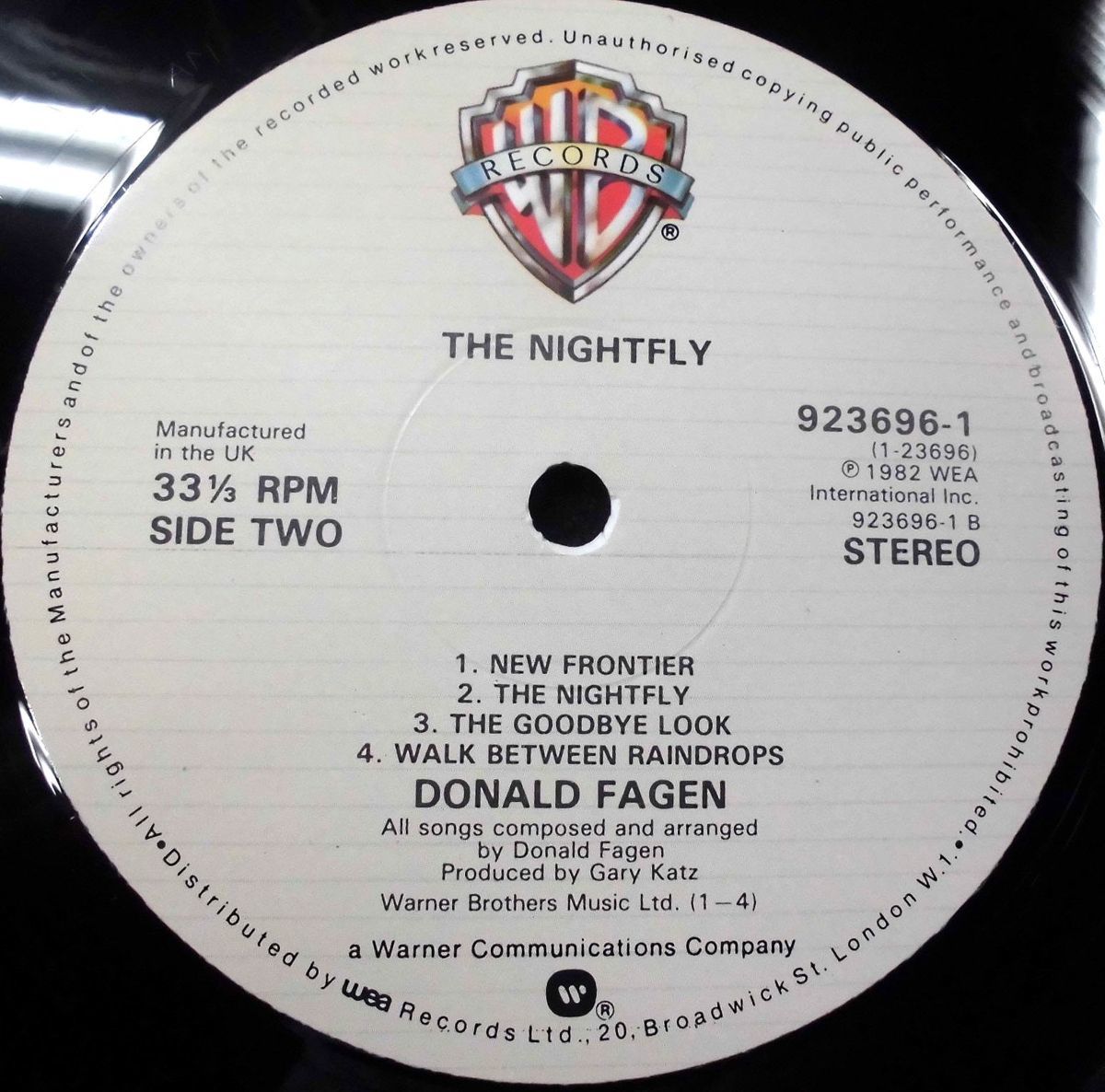 UK-Warner Bros. Recordsオリジナルw/Hype-Sticker RL-Cut Copy Donald Fagen ...