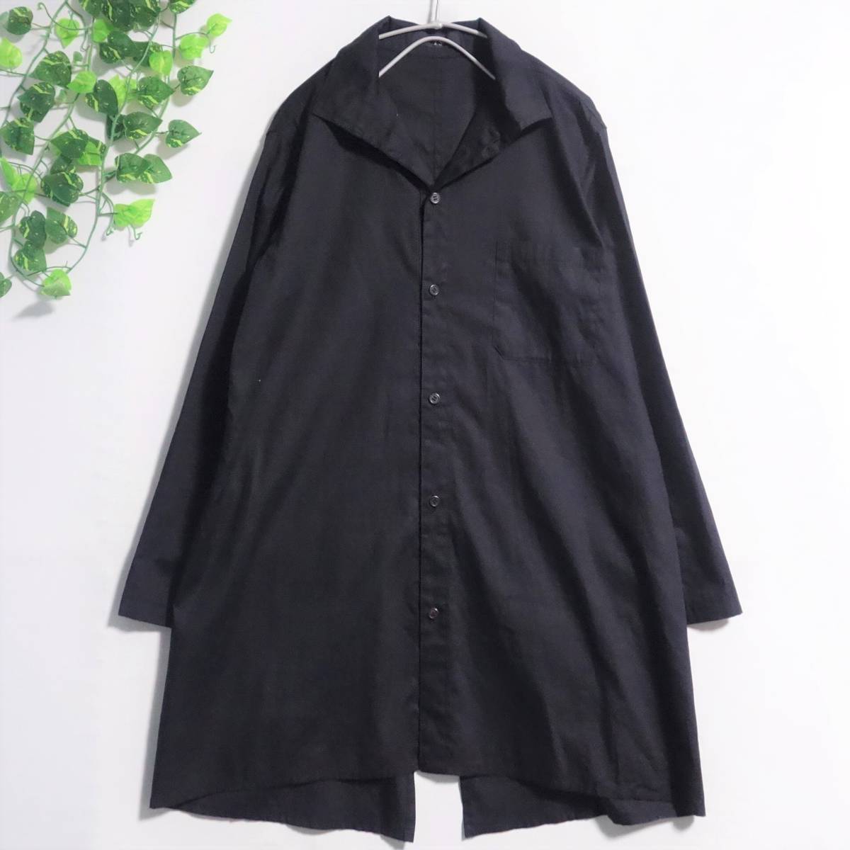E158 Y’s ヨウジヤマモト YOHJI YAMAMOTO バックポケット スリット シャツ チュニック1(トップス)｜売買された ...