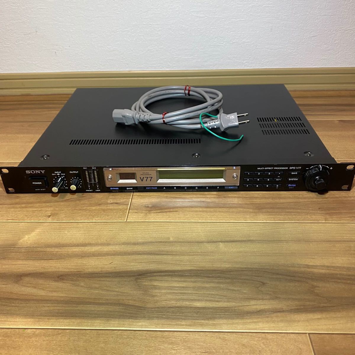 SONY DPS-V77 マルチエフェクト サウンドプロセッサー MultiEffectProcessor ソニー(マルチエフェクター)｜売買 ...