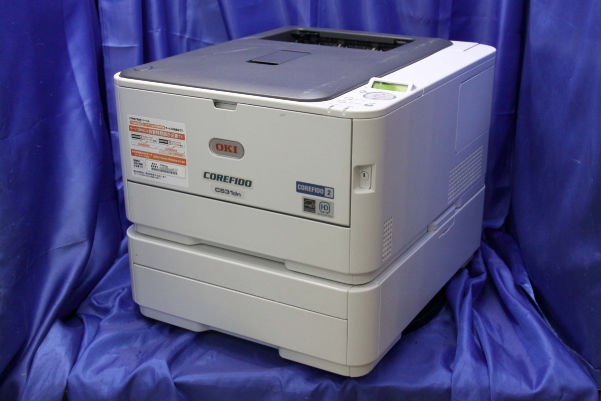 印刷枚数12 040枚 OKI/沖データ A4対応 カラーLEDプリンター COREFIDO C531dn/増設カセット付属 52259S(OKI)｜売買されたオークション情報、yahooの ...