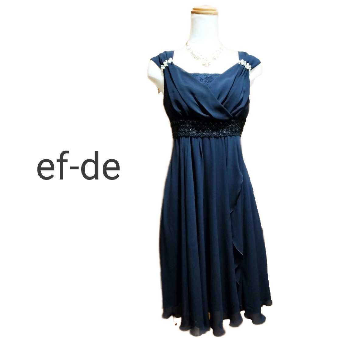 ef-de エフデ オーガンジードレープ ワンピース ドレス パーティードレス(ワンピース)｜売買されたオークション情報、yahooの商品情報 ...