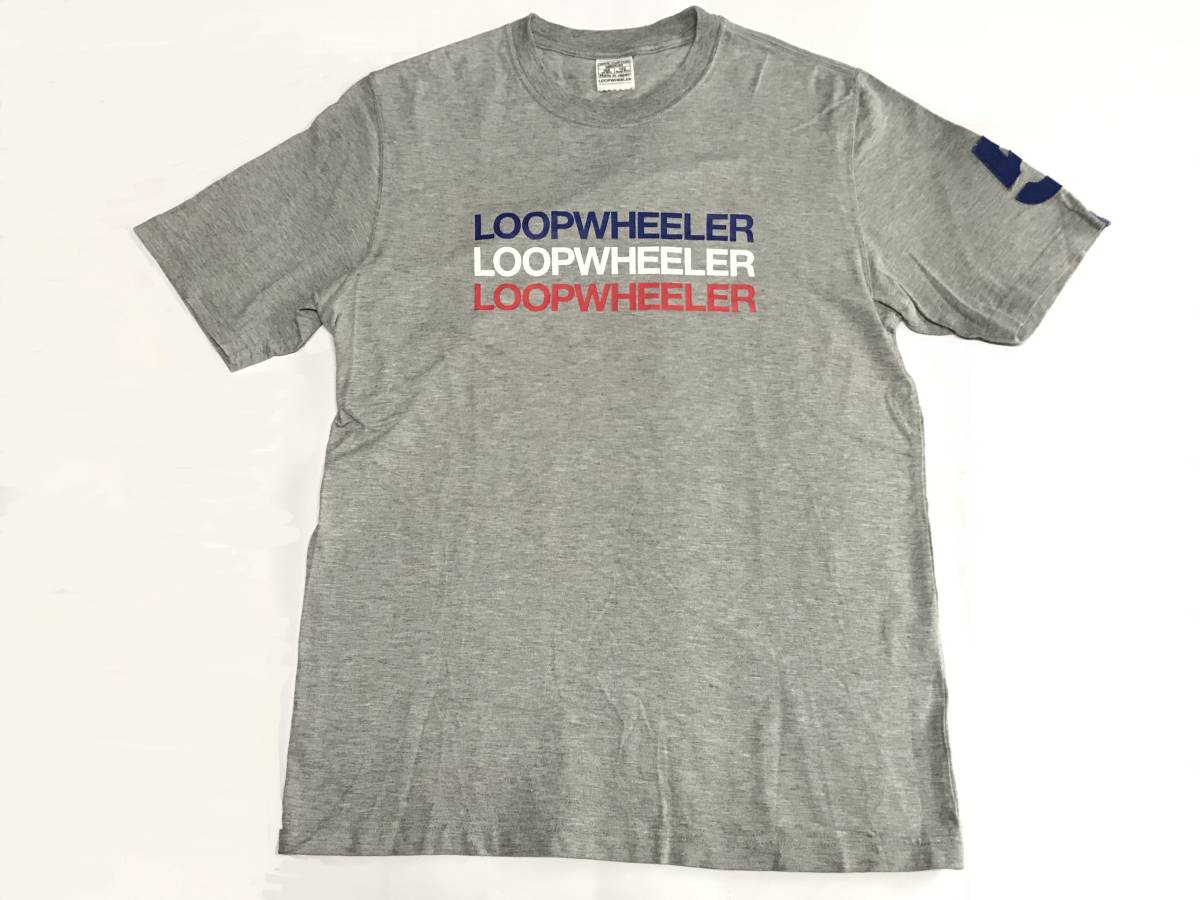 LOOPWHEELER トリコロール ロゴ 記念 Tシャツ Mサイズ / ループウィラー LOGO TEE ビームス プラス LW SWEAT 灰 グレー(Mサイズ)｜売買されたオークション ...