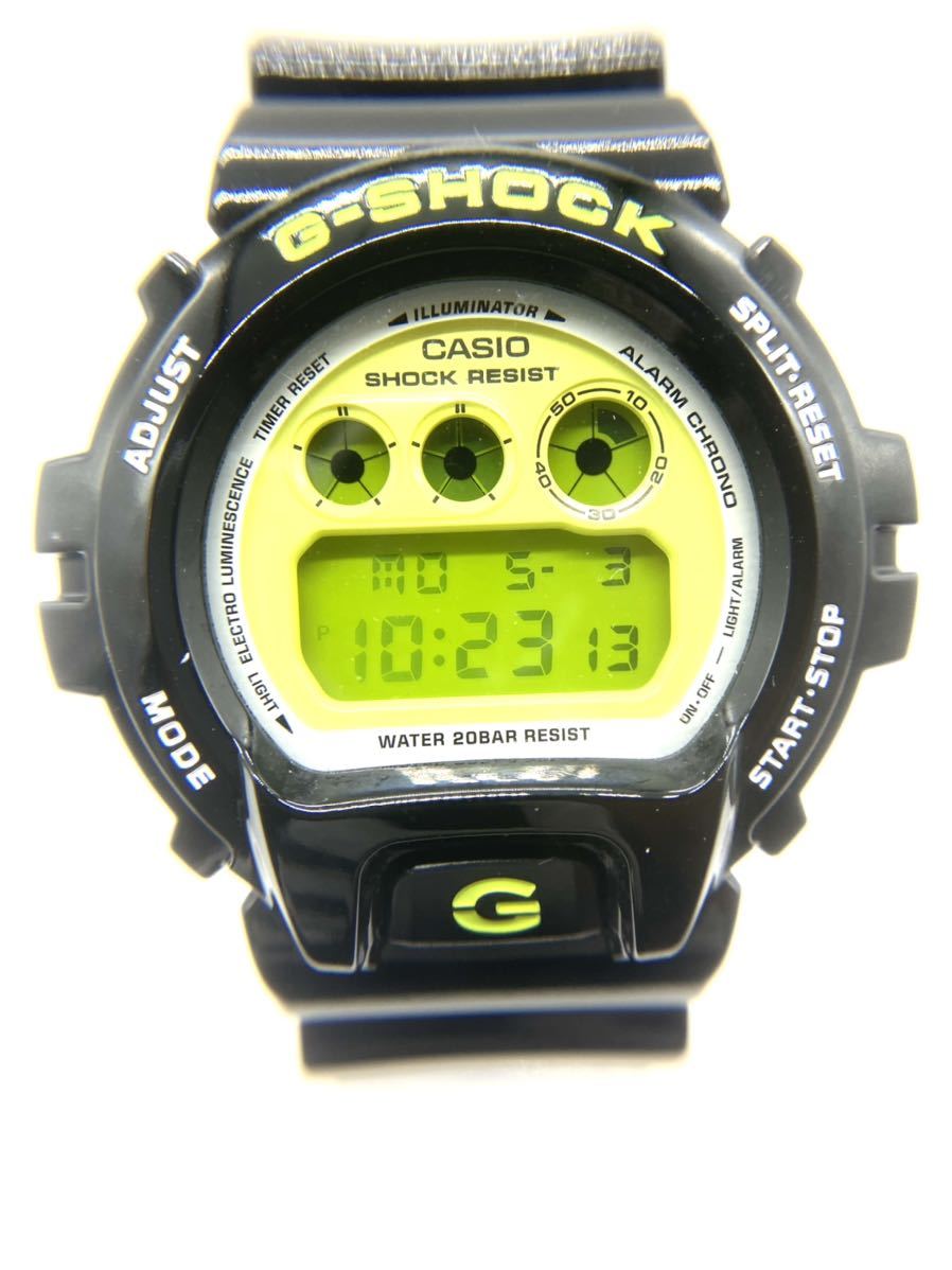 CASIO G-SHOCK DW-6900CS-1JF Crazy Colors BLACK×GREEN クレイジーカラーズ ブラック× ...