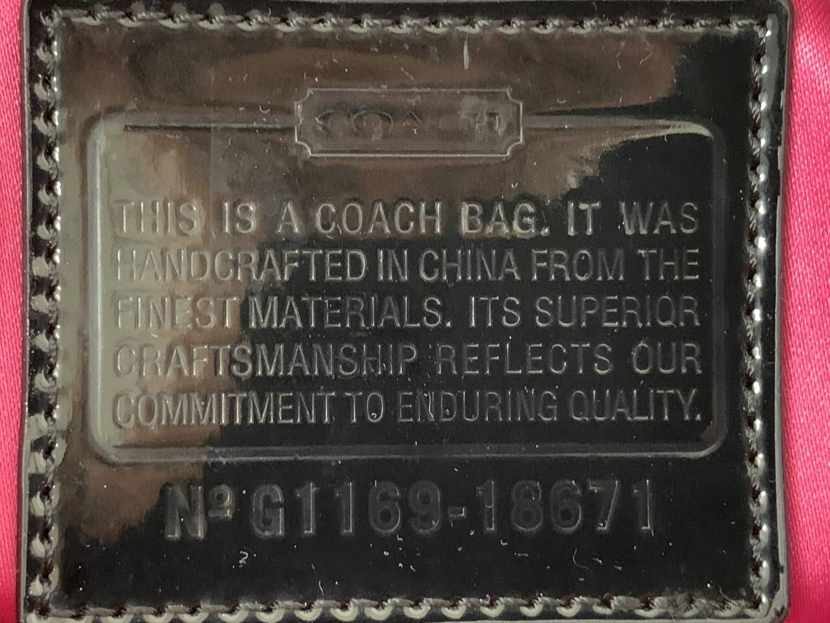 1円スタート COACH コーチ 18671 ポピーリキッドグロスグルーヴィー 2WAYショルダーバッグ(女性用)｜売買されたオークション情報 ...