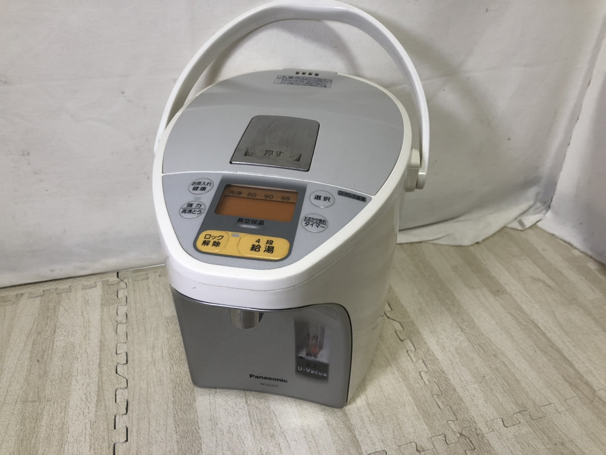 Panasonic/パナソニック 沸騰浄水ジャーポット NC-SU223 2.2L(電気ポット)｜売買されたオークション情報、yahooの商品 ...