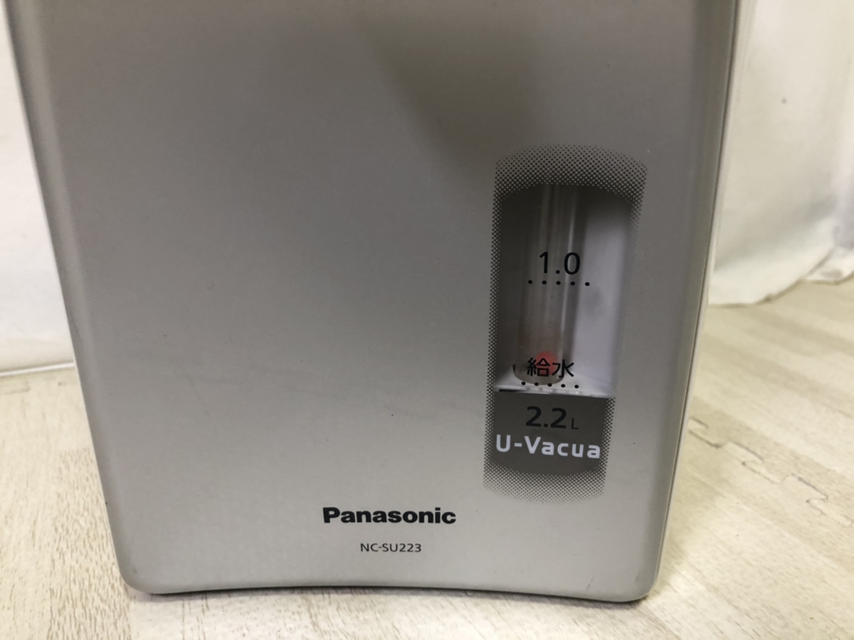Panasonic/パナソニック 沸騰浄水ジャーポット NC-SU223 2.2L(電気ポット)｜売買されたオークション情報、yahooの商品 ...