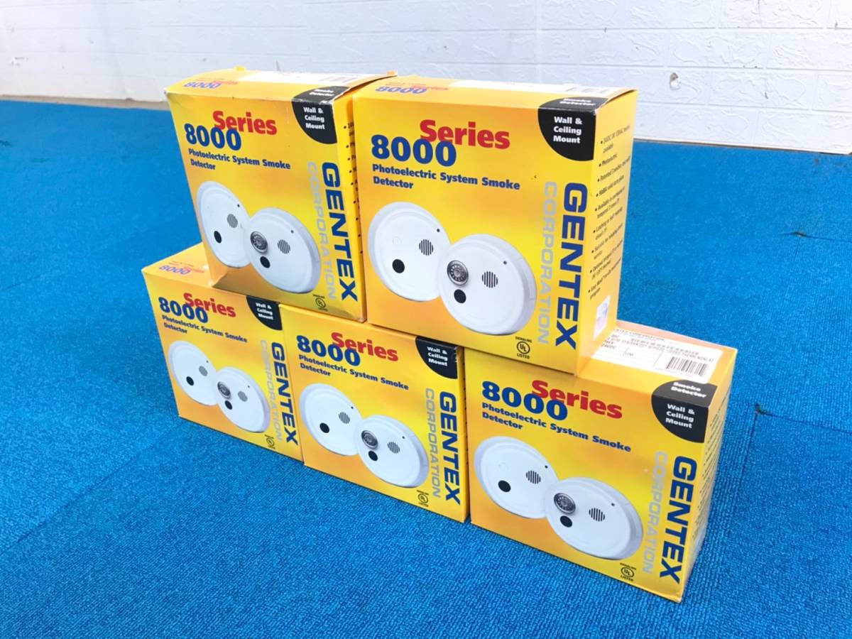 米軍放出品 品 GENTEX 8240PHY/8000シリーズ 120VAC / 9VDC光電式煙警報器 火災報知器 5個セット 80 RE27ABK-I(火災報知器)｜売買されたオークション ...