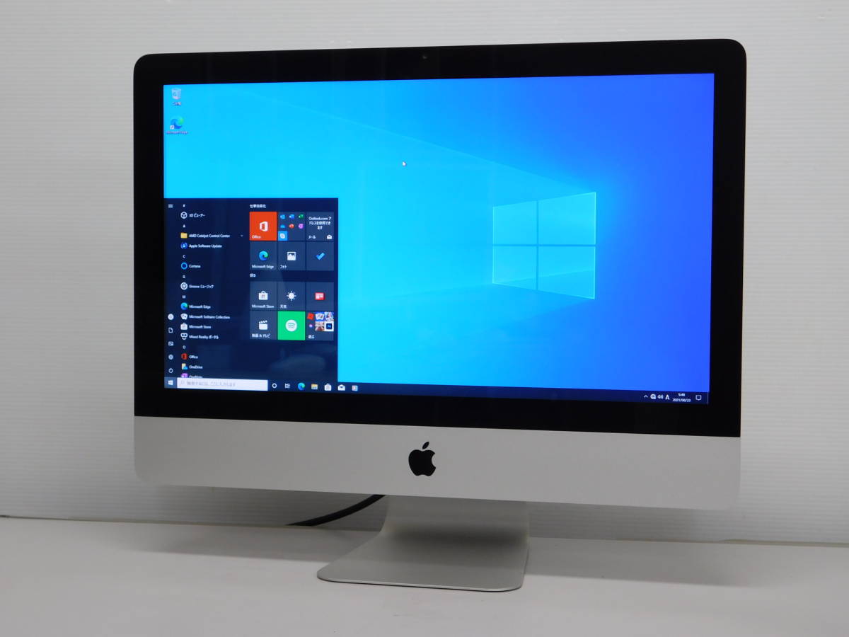 High Sierra＆Win10 Apple iMac A1311 21.5インチ Core i5 2.5GHz 8GB SSD 512GB DVDマルチ HD6750M WIFI ...