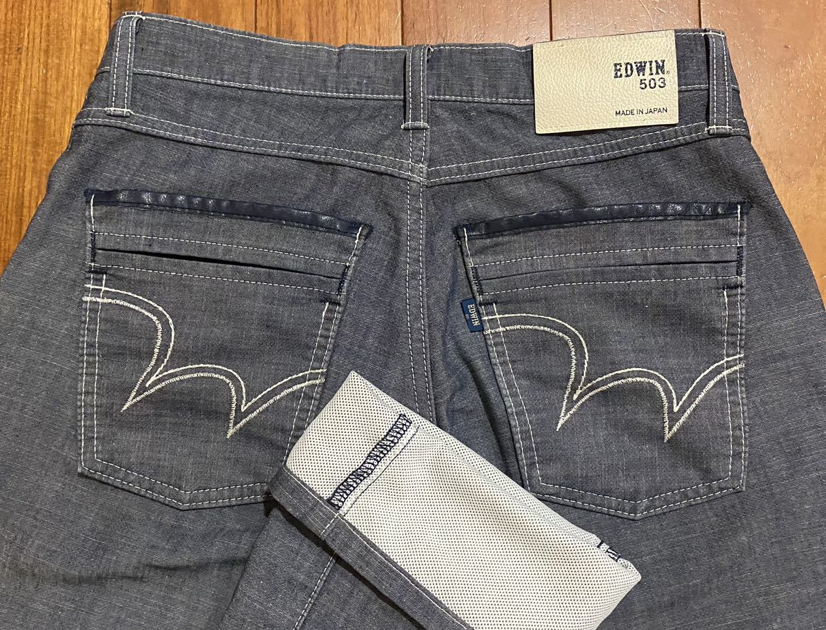 EDWIN エドウィンのクールメッシュ ストレッチデニムパンツ E53FCM W29(W29)｜売買されたオークション情報、yahooの商品情報をアーカイブ公開 - オークファン（aucfan ...