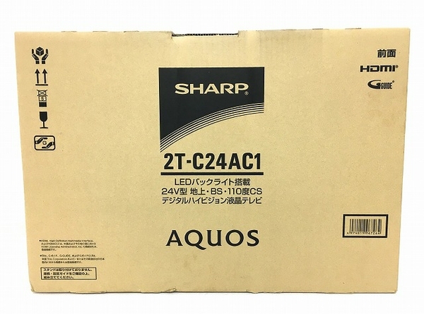 SHARP AQUOS 2T-C24AC1 24型 液晶テレビ TV シャープ T5743489(液晶)｜売買されたオークション情報、yahooの商品情報をアーカイブ公開 - オークファン ...