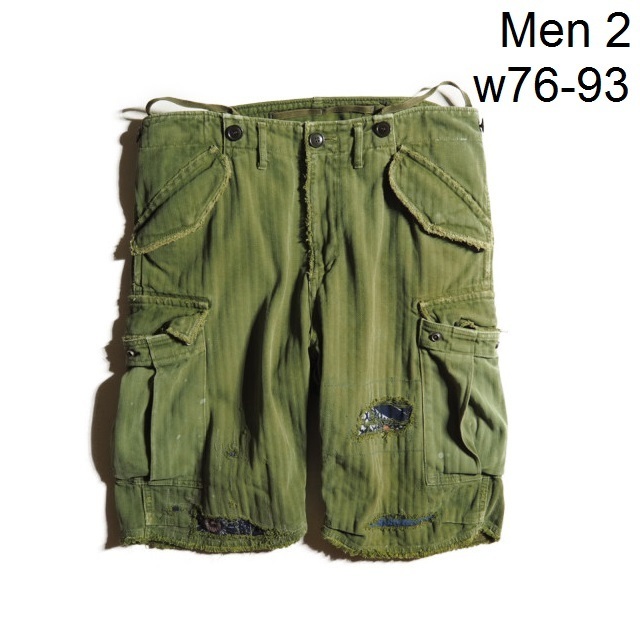 B5630P visvim ビズビム 20SS JUMBO EIGER SANCTION SHORTS CRASH カーゴショーツ オリーブ 2 ショートパンツ 0220905008003 ...