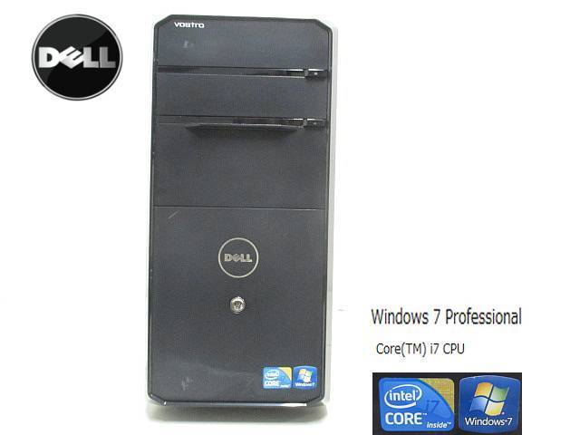 W7153M DELL VOSTRO 430a D02M001 Win7Pro/CORE i7/メモリ8GB/HDD500GB ...