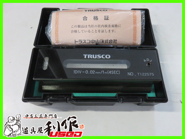ゲリラ特価 TRUSCO/トラスコ中山 株 平形精密水準器 TFL-B1502 B級 寸法150 感度0.02 日本製 品/良品(基準器、ゲージ)｜売買されたオークション情報、yahooの商品 ...