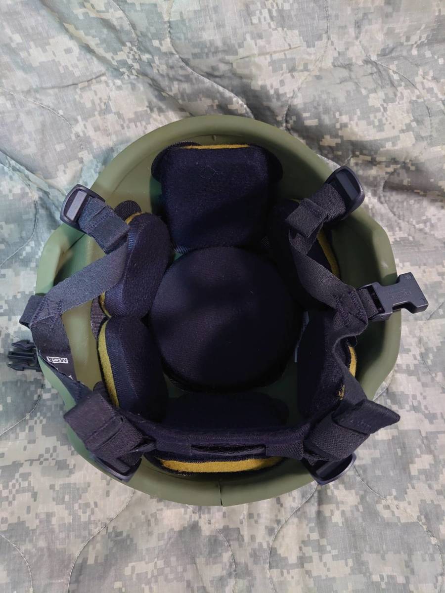 実物 MSA MICH2002 Mサイズ OD 検索用 ヘルメット ACH 米軍 アメリカ軍 TC2002(ヘルメット)｜売買された ...