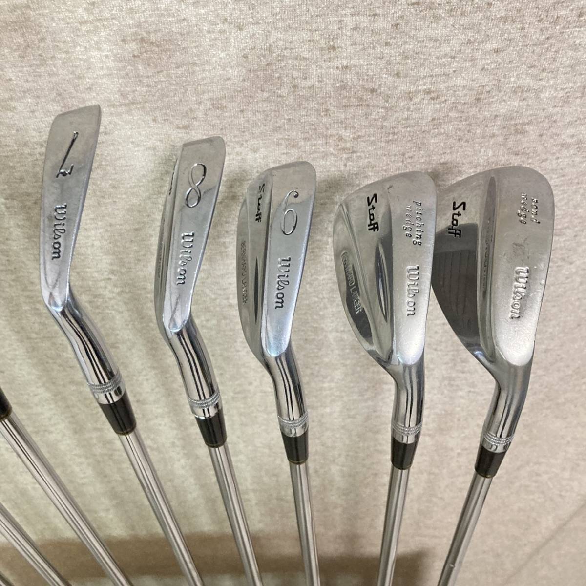 Wilson BERNHARD LANGER ウィルソン ベルンハルトランガーモデル 2.3.4.5.6.7.8.9.P.S 10本セット ...