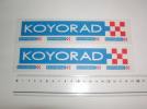 KOYORAD／江洋ラヂエーターステッカー×2枚セット D1GP(その他)｜売買されたオークション情報、yahooの商品情報をアーカイブ公開 ...