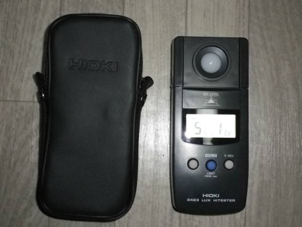 HIOKI ハンディー照度計 3423 LUX HiTESTER 激安(環境測定器)｜売買されたオークション情報、yahooの商品情報を ...