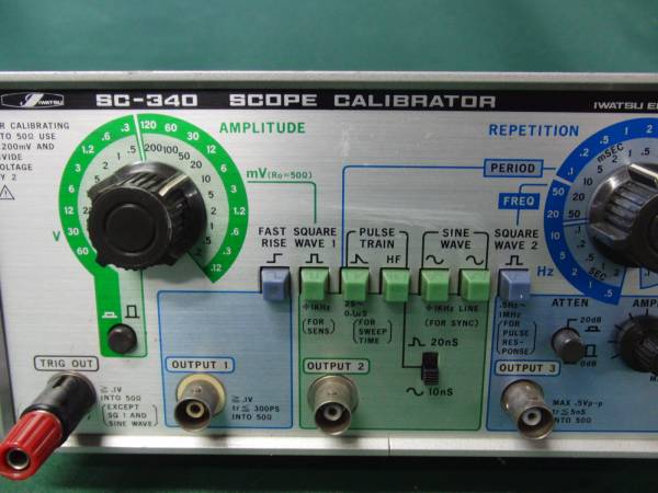 岩通 SC-340 SCOPE CALIBRATOR キャリブレーター 校正器 IWATSU(その他)｜売買されたオークション情報、yahoo ...