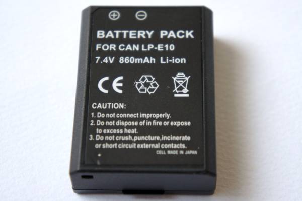 三洋セル CANON LP-E10 対応互換バッテリー EOS Kiss X50(キヤノン)｜売買されたオークション情報、yahooの商品情報をアーカイブ公開 - オークファン（aucfan.com）